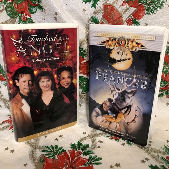 Media | Vintage Vhs Holiday Movies Prancer And Touched By An Angel Holiday Edition | Poshmark